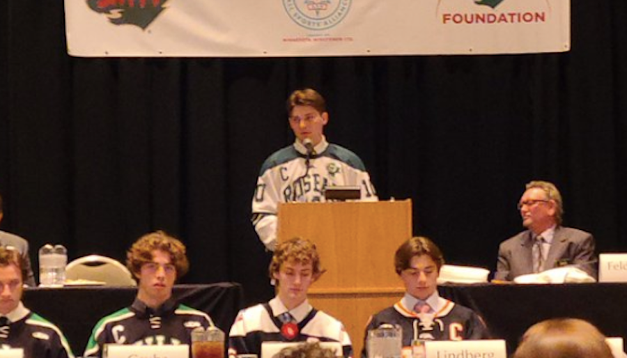 Roseau's Max Strand named 2022 Minnesota Mr. Hockey Award winner ...