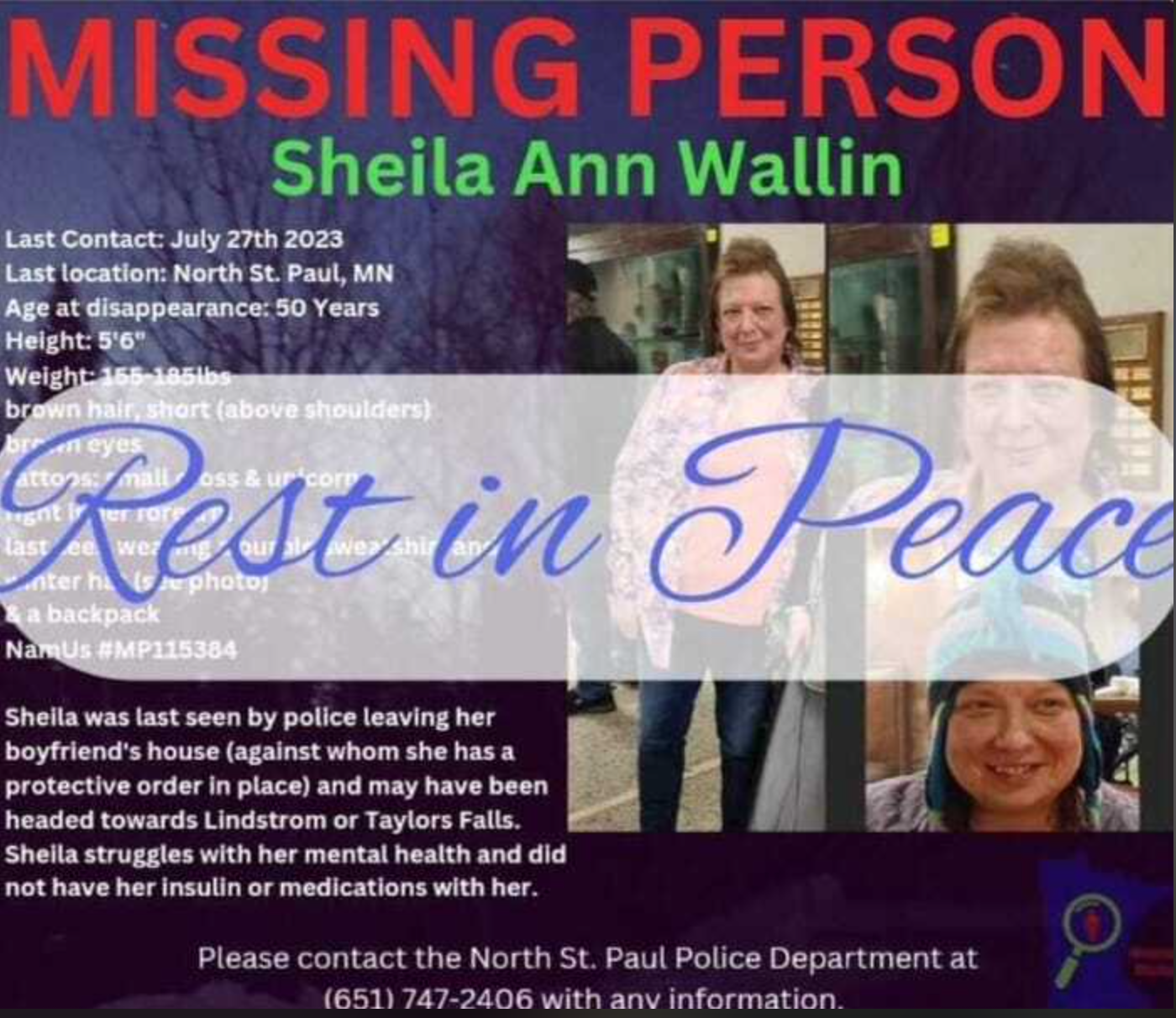 Body found in North St. Paul last month identified as missing woman ...