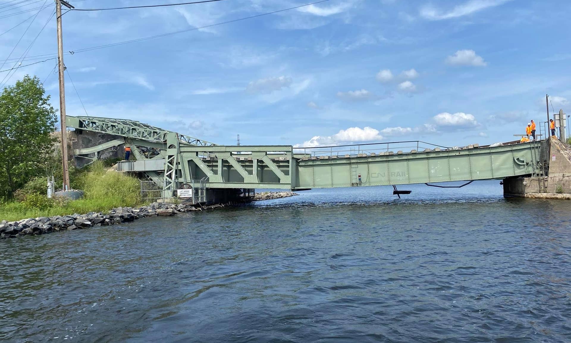 Railway bridge near Minnesota-Canada border collapses - Bring Me The News