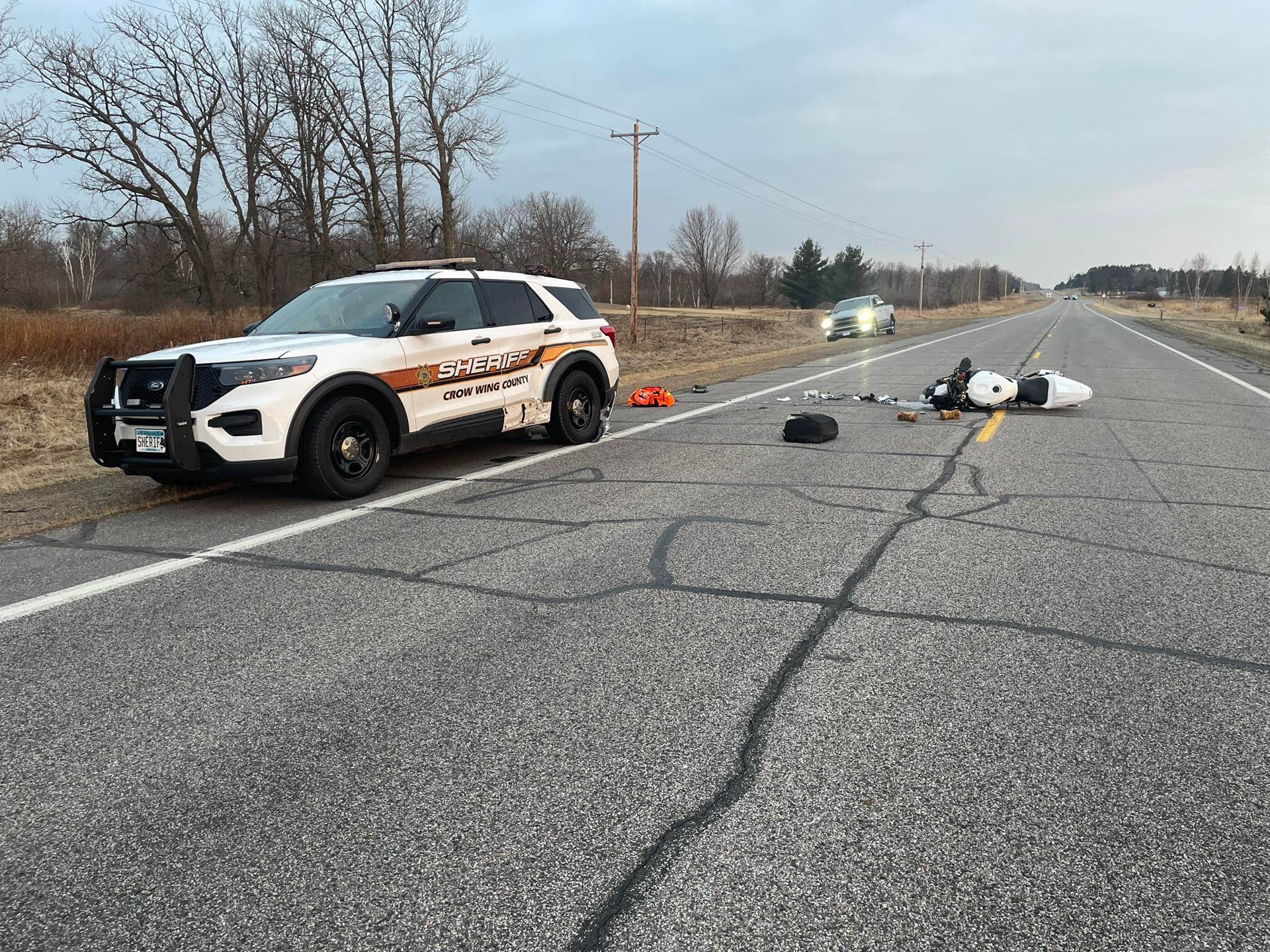 Motorcyclist, 18, injured in crash with U-turning Minnesota deputy ...