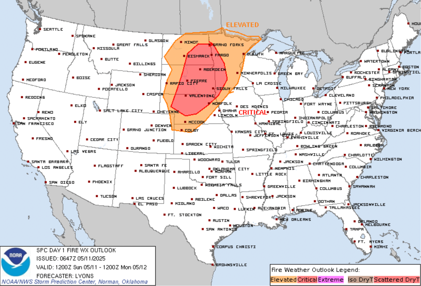 77 Minnesota counties in red flag warning due to 'rare and concerning ...