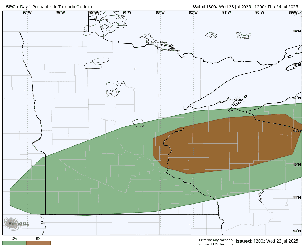 Damaging winds, tornadoes, flash flooding possible in Minnesota, South ...