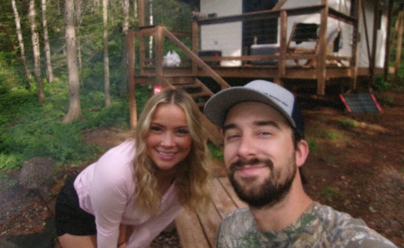 Couple recovering after crash in demolition derby warmup race - Bring ...