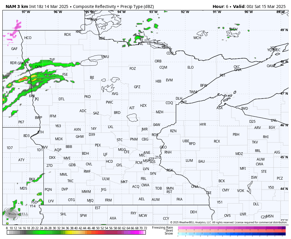 Severe T-storm watch issued in Minnesota alongside blizzard and winter ...