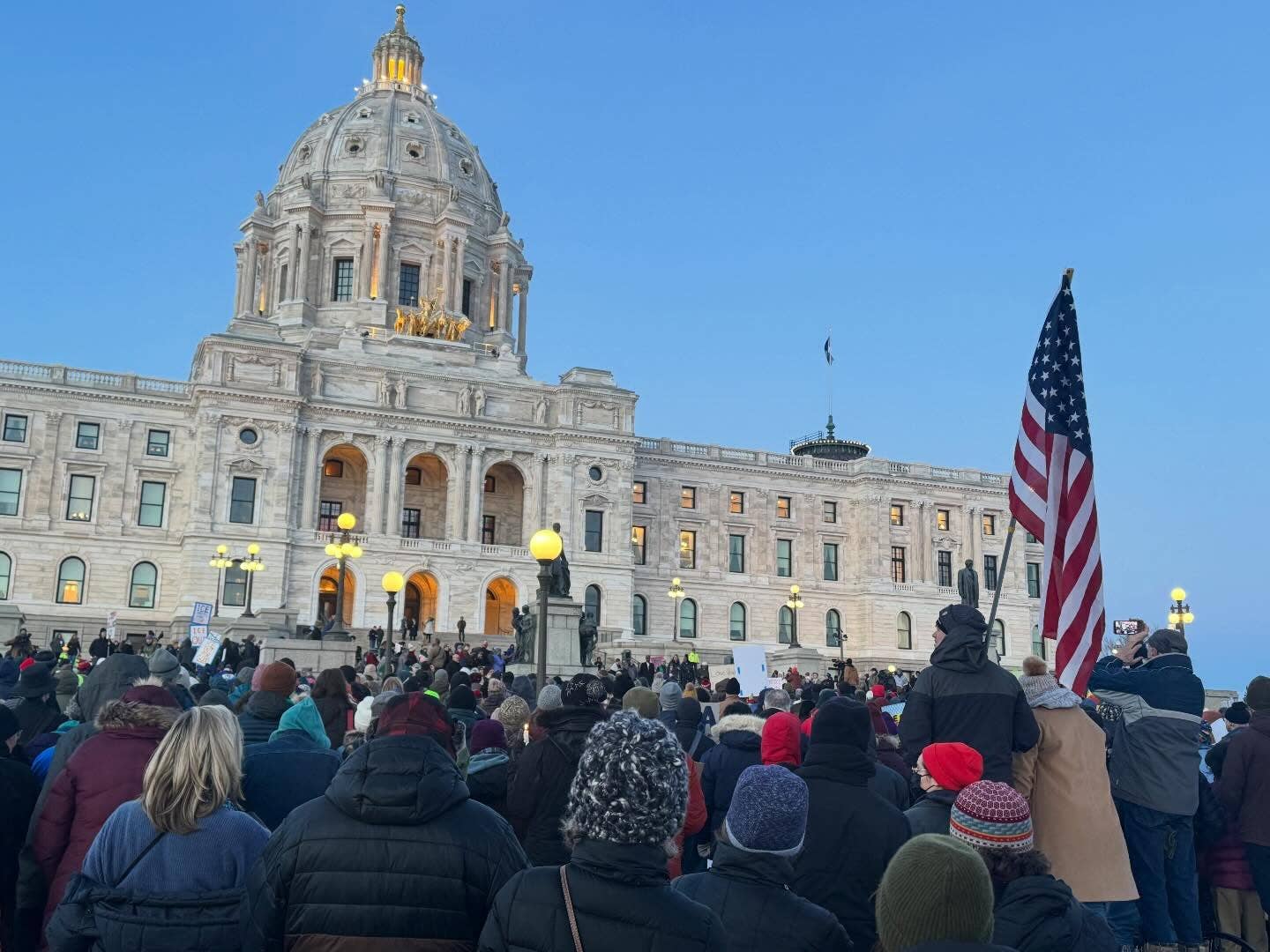 What happened during Friday night anti-ICE protest in downtown ...