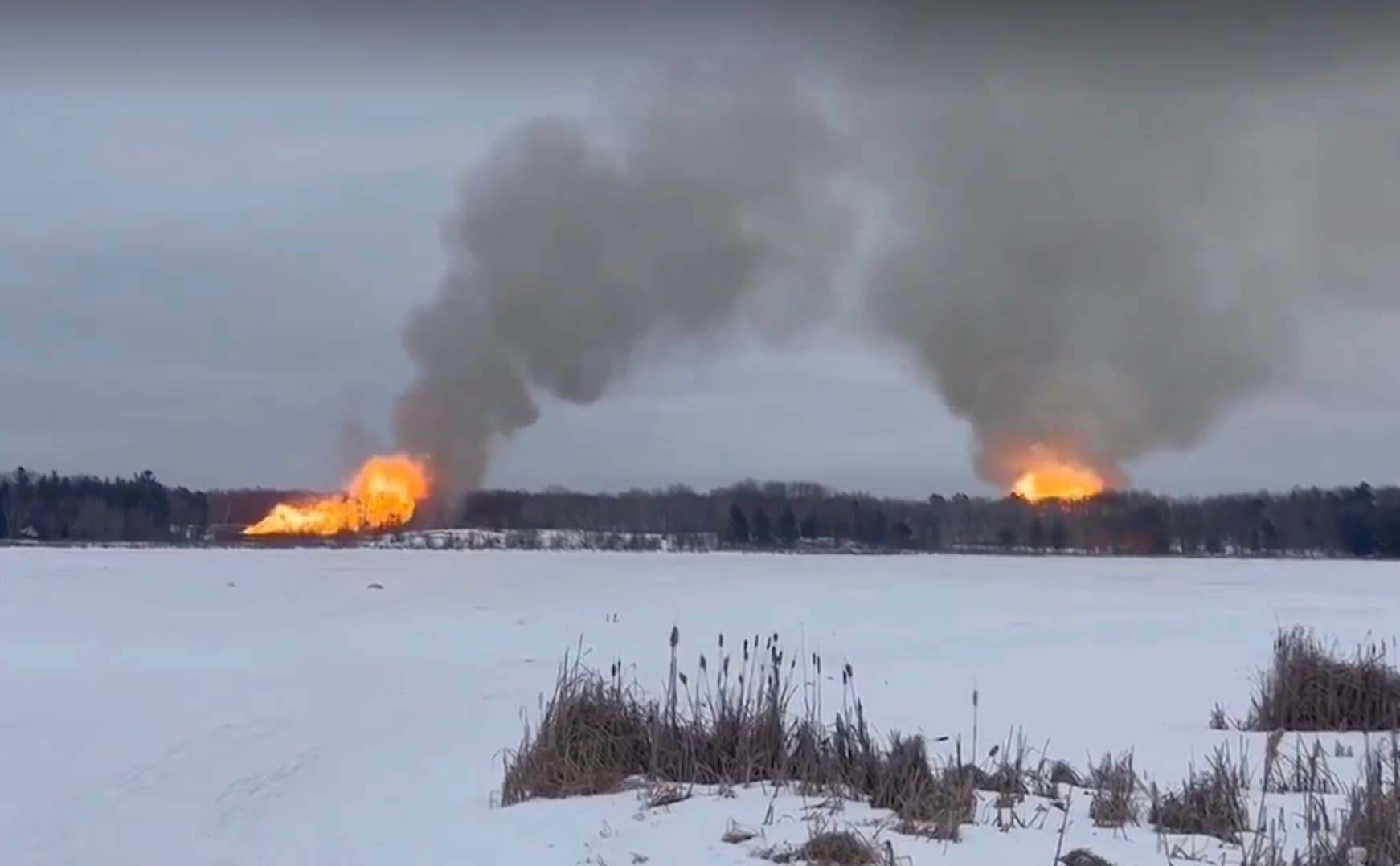 Massive explosion involving gas line reported near Willow River - Bring ...