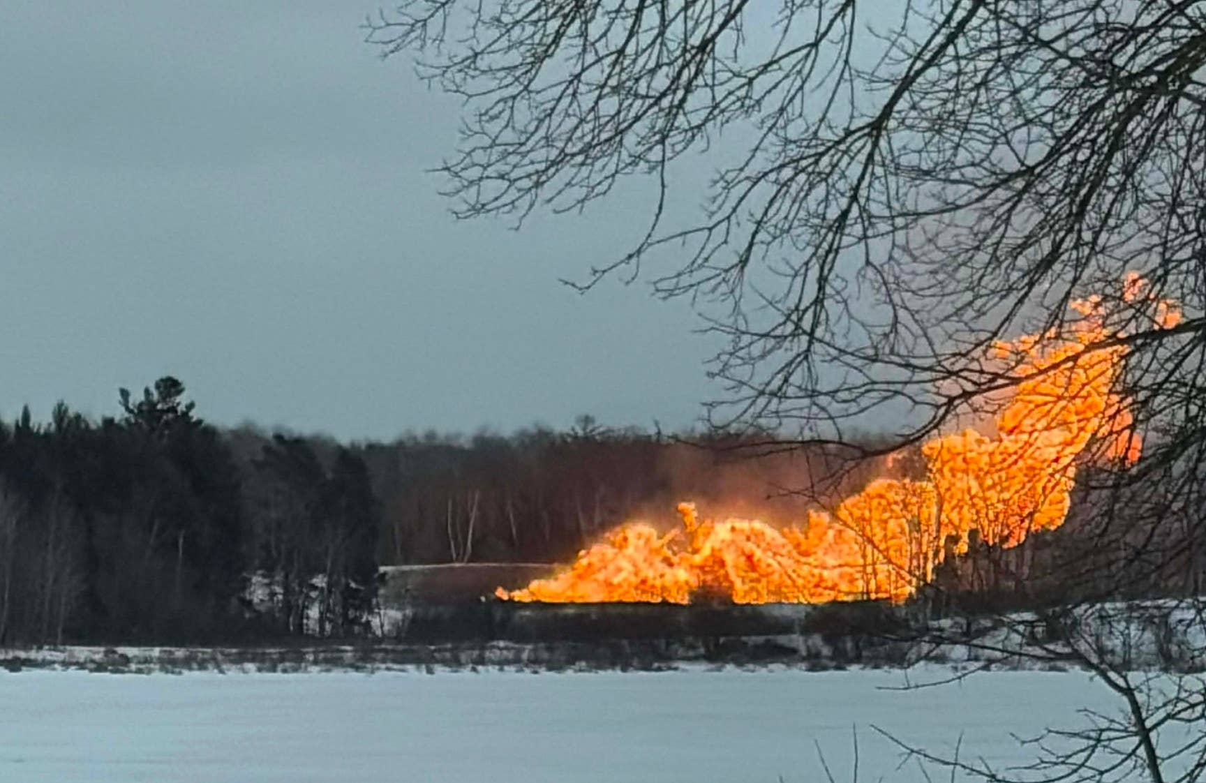 Massive explosion involving gas line reported near Willow River - Bring ...
