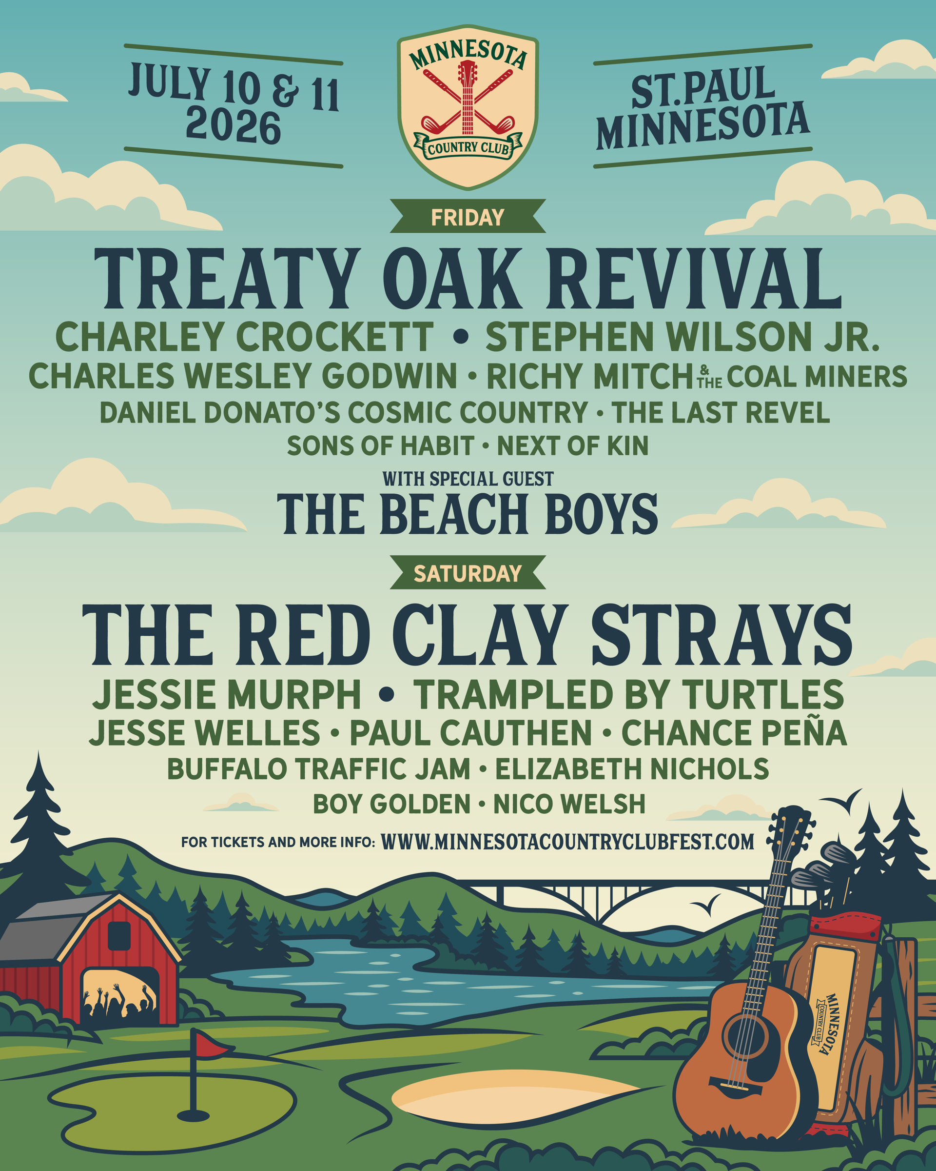 Lineup announced for first Minnesota Country Club festival in St. Paul ...