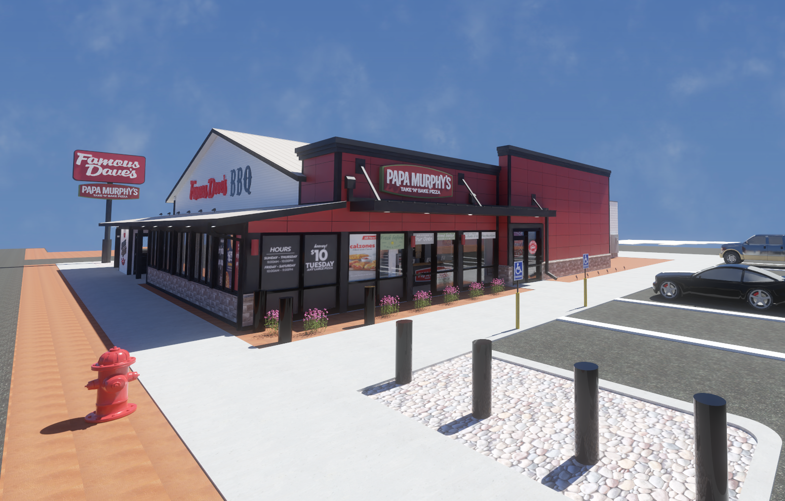 First-ever Famous Dave's and Papa Murphy's combination restaurant opens ...