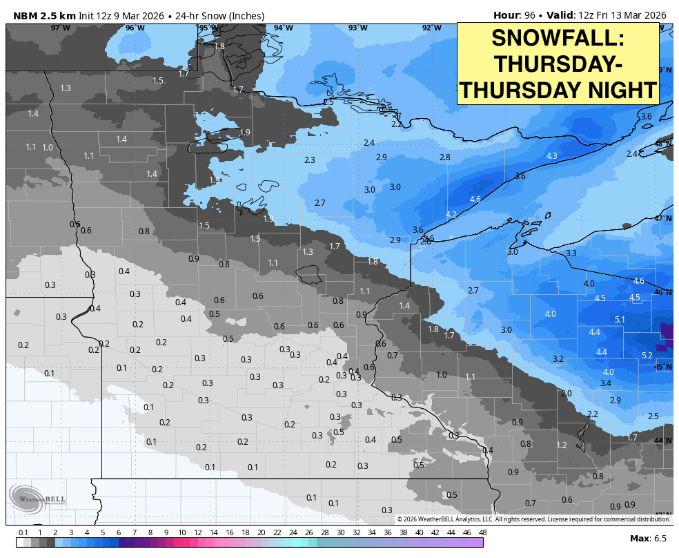 Multiple snow chances ahead in Minnesota, including possible weekend ...