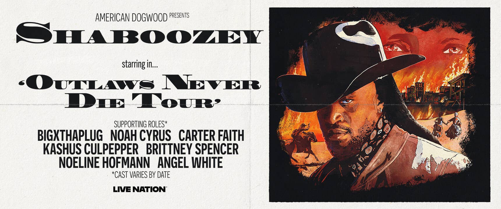 Shaboozey and 'Outlaws' plan a stop in Minneapolis - Bring Me The News