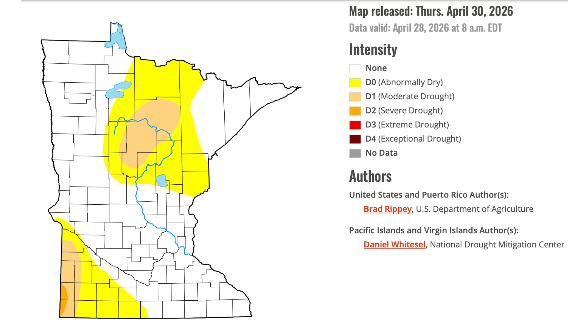 Drought relief in Minnesota, but nationwide is a different story ...