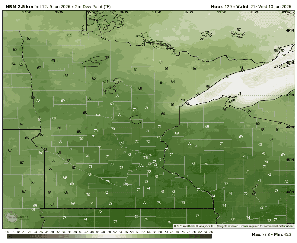 SPC eyeing Minnesota for possible severe weather next Wednesday, but ...