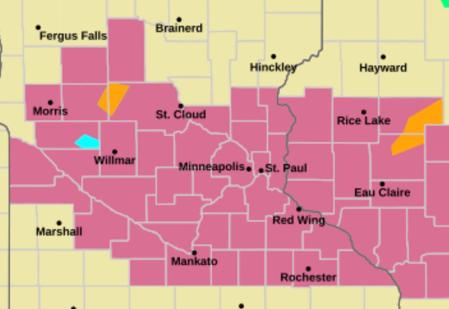 Severe thunderstorm watch issued in Twin Cities, southern Minnesota ...