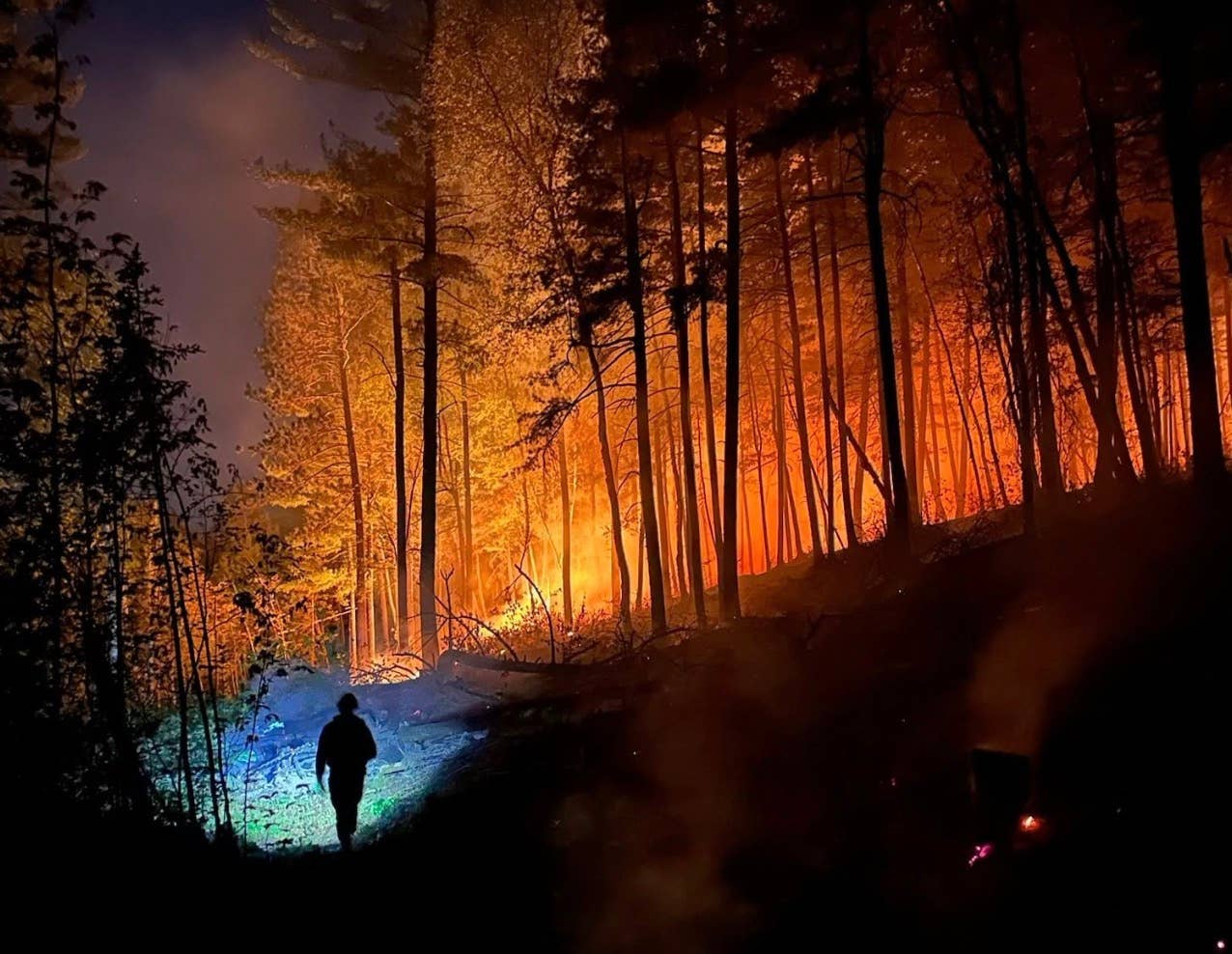 Wildfire spreads to 30 acres outside Ely, sparking local evacuations ...