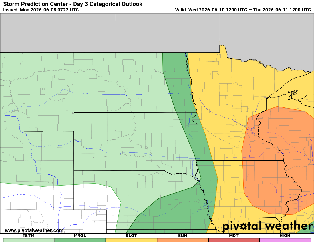 Violent storms Tuesday-Wednesday in the Dakotas, Minnesota, Wisconsin ...