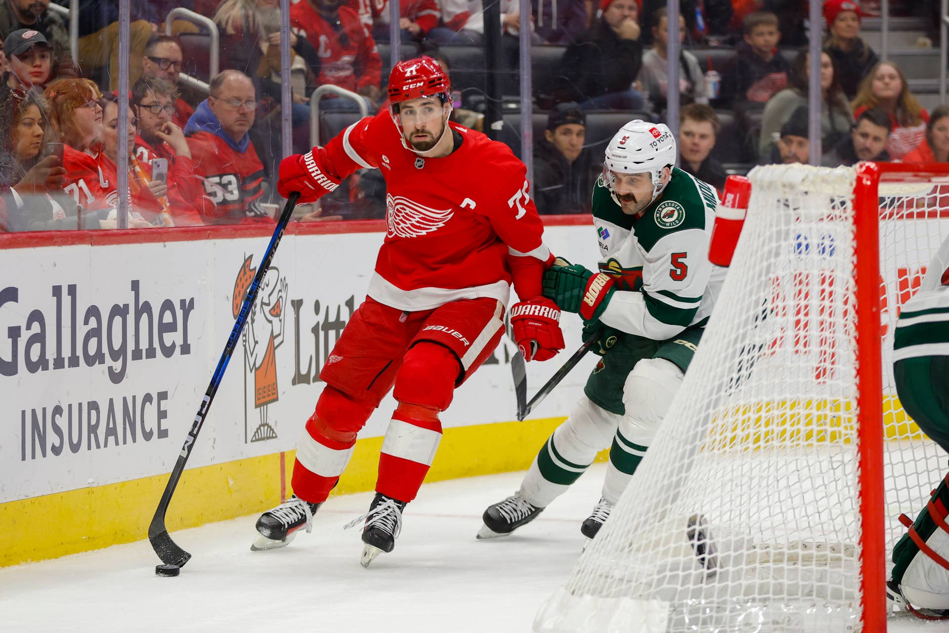 Wild believed to be on Dylan Larkin's initial three-team trade list ...