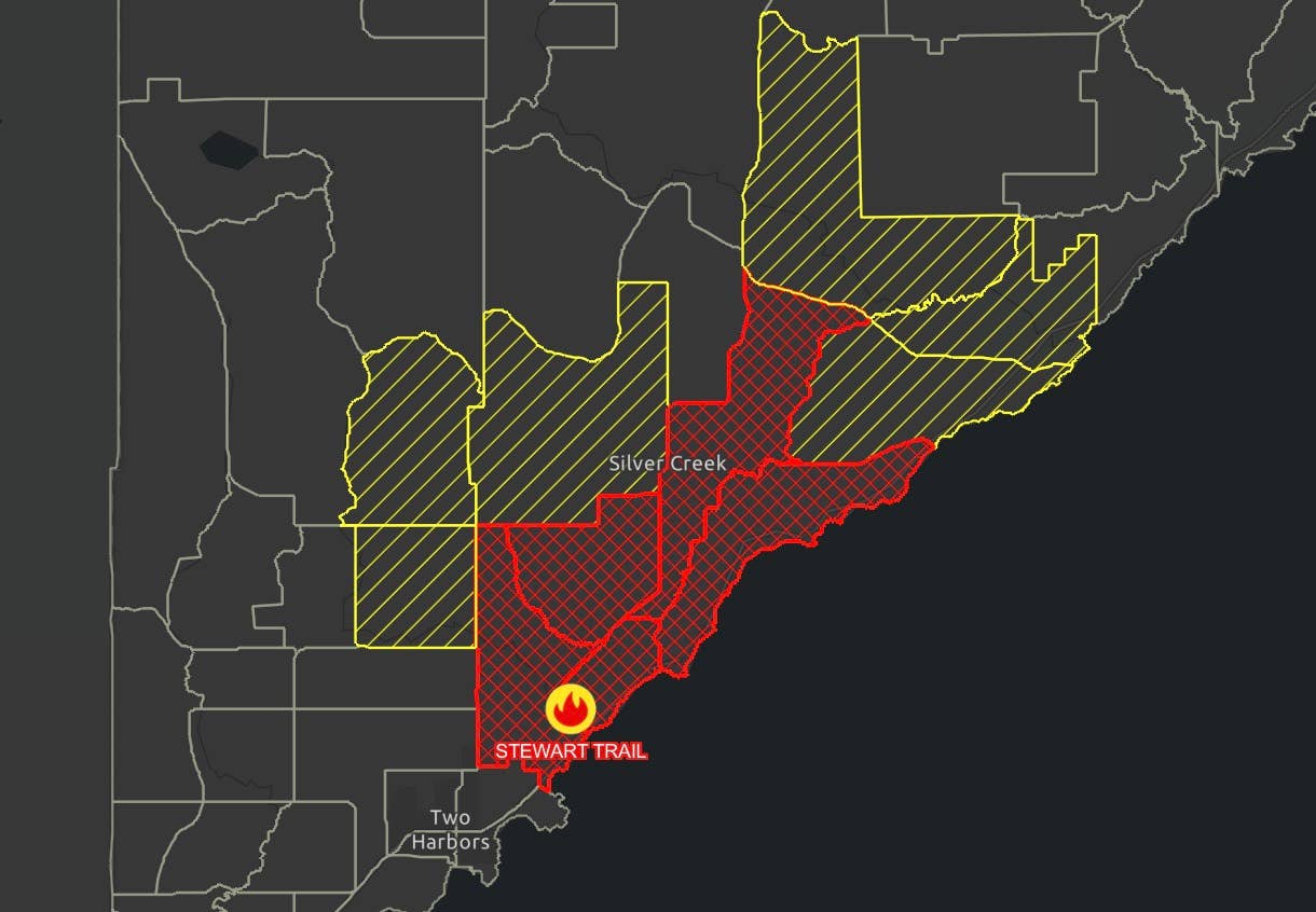Wildfires erupt in northeast Minnesota; Highway 61 closed near Two ...
