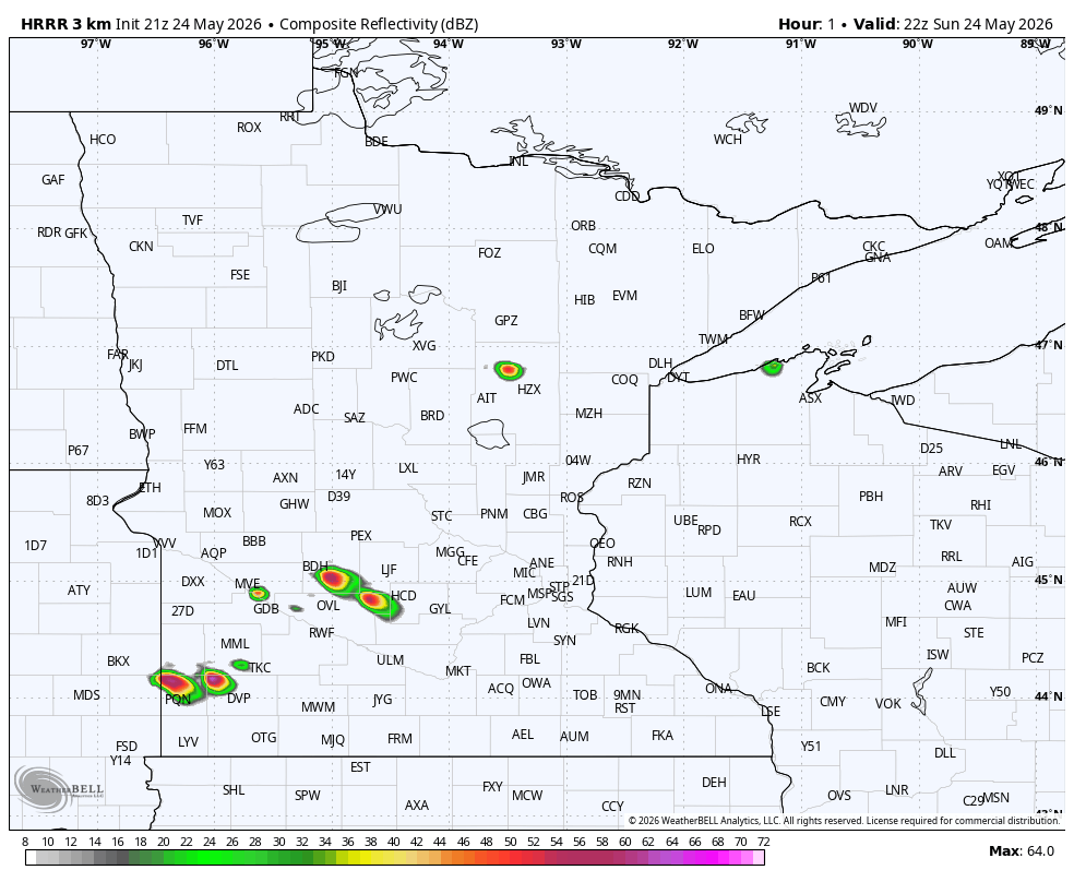 Severe storms prompt watch as large hail, strong winds threaten ...