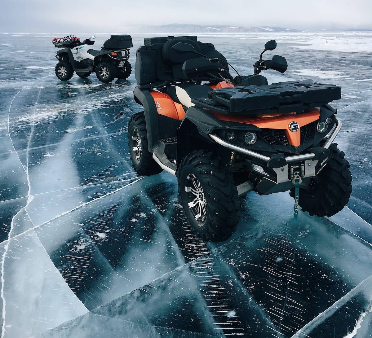 ATV recovered from ice in the St. Louis River, driver walked away ...