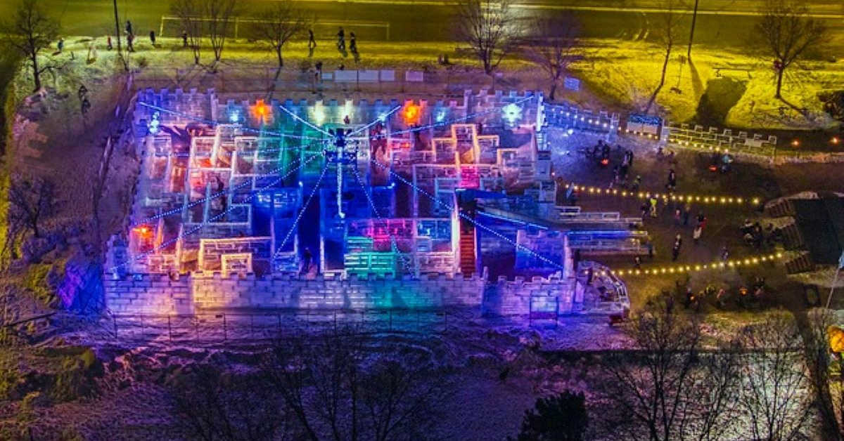 Massive ice maze to open in Stillwater on Saturday - Bring Me The News