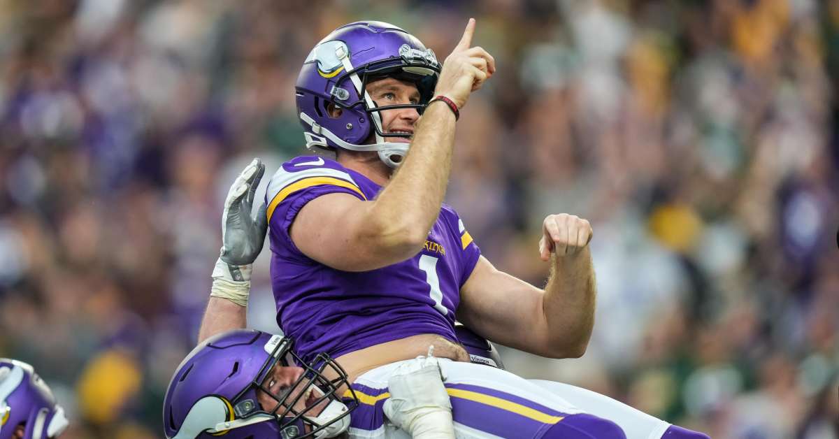 Kicker Greg Joseph is re-signing with the Vikings - Bring Me The News