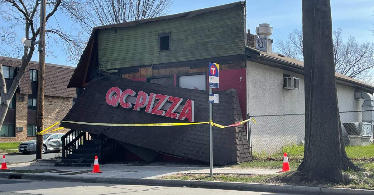 Minneapolis pizza joint temporarily closed after front falls off ...