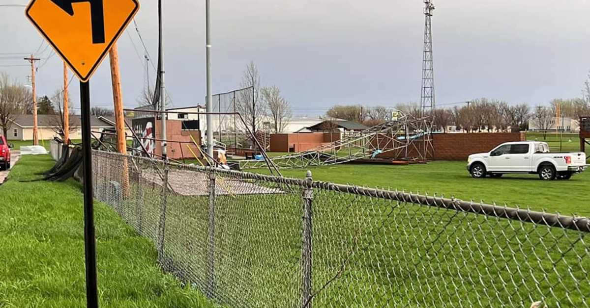 Beloved small town MN baseball field destroyed by severe storm - Bring ...