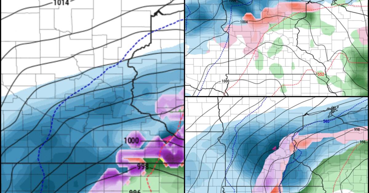 Monitoring potential for 'classic' winter storm track in Minnesota ...