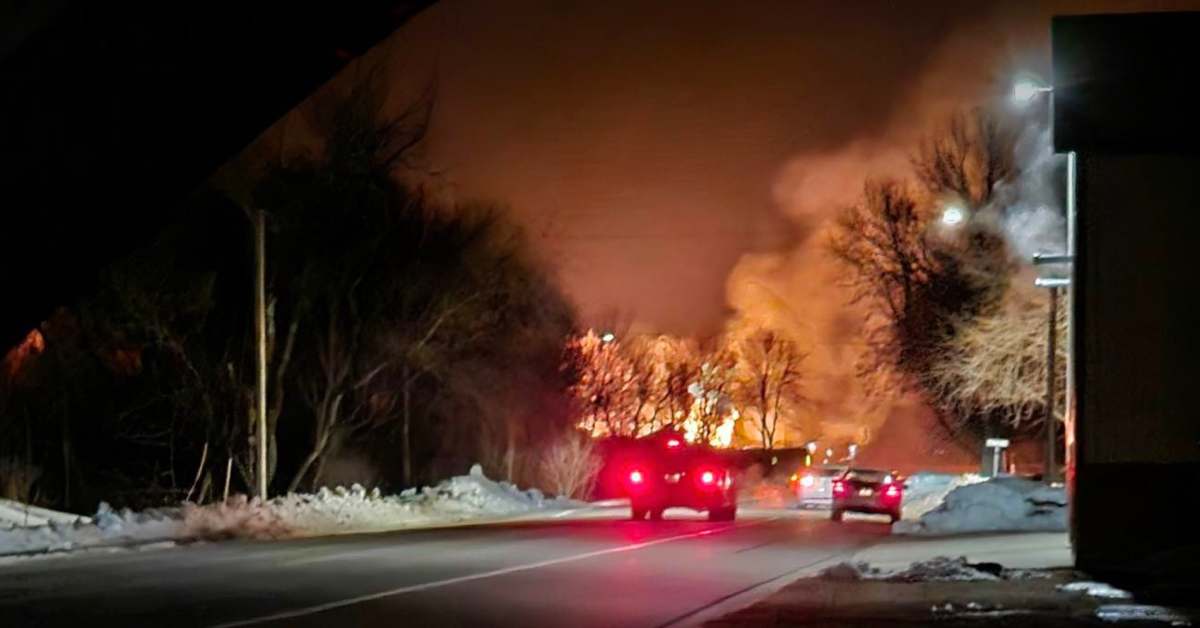 Major train derailment and fire in western MN, residents evacuated ...