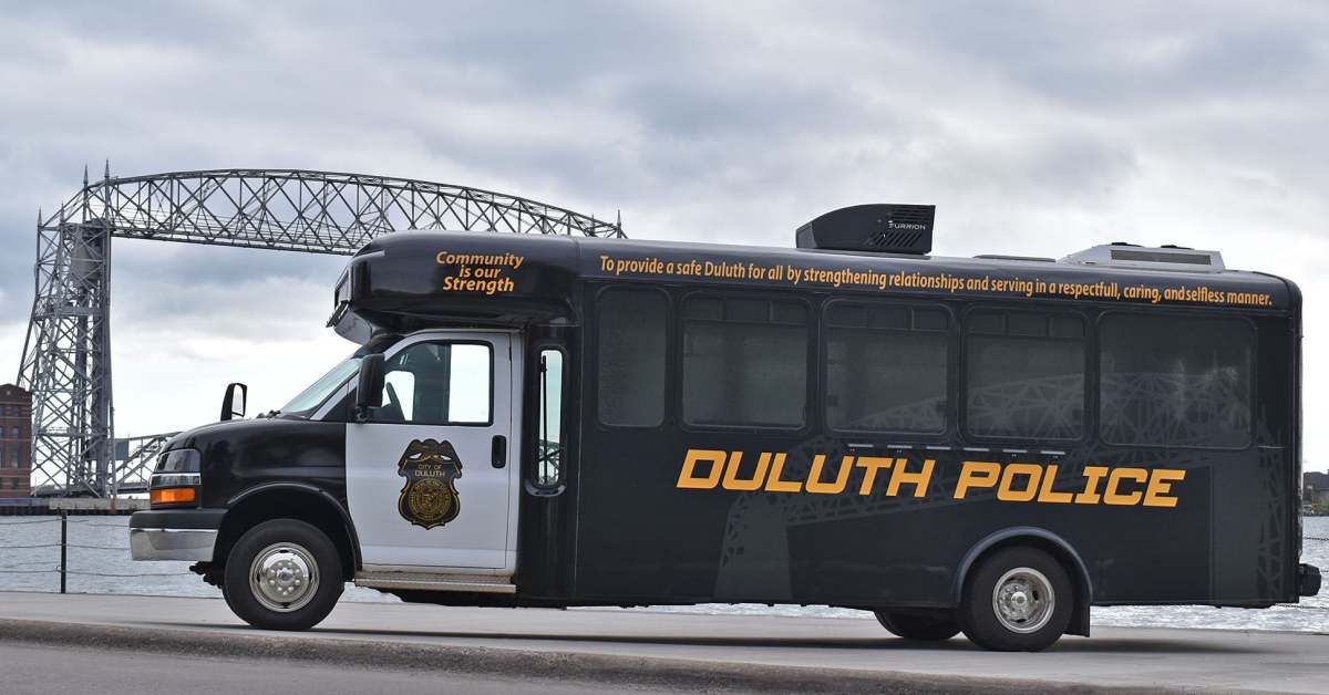 Duluth police's community engagement bus vandalized - Bring Me The News