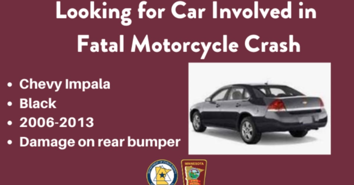State Patrol asking for help in finding vehicle involved in fatal I-94 ... State Patrol asking for help in finding vehicle involved in fatal I-94 ...