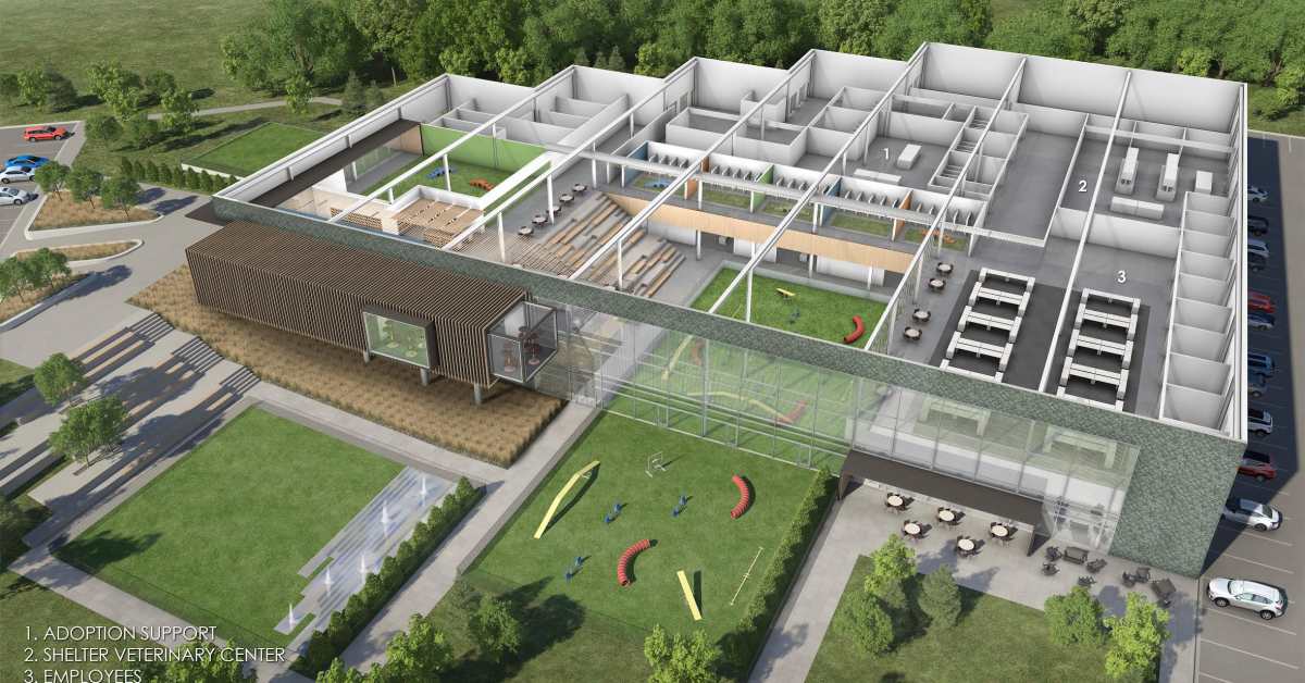 Animal Humane Society plans trailblazing new campus - Bring Me The News