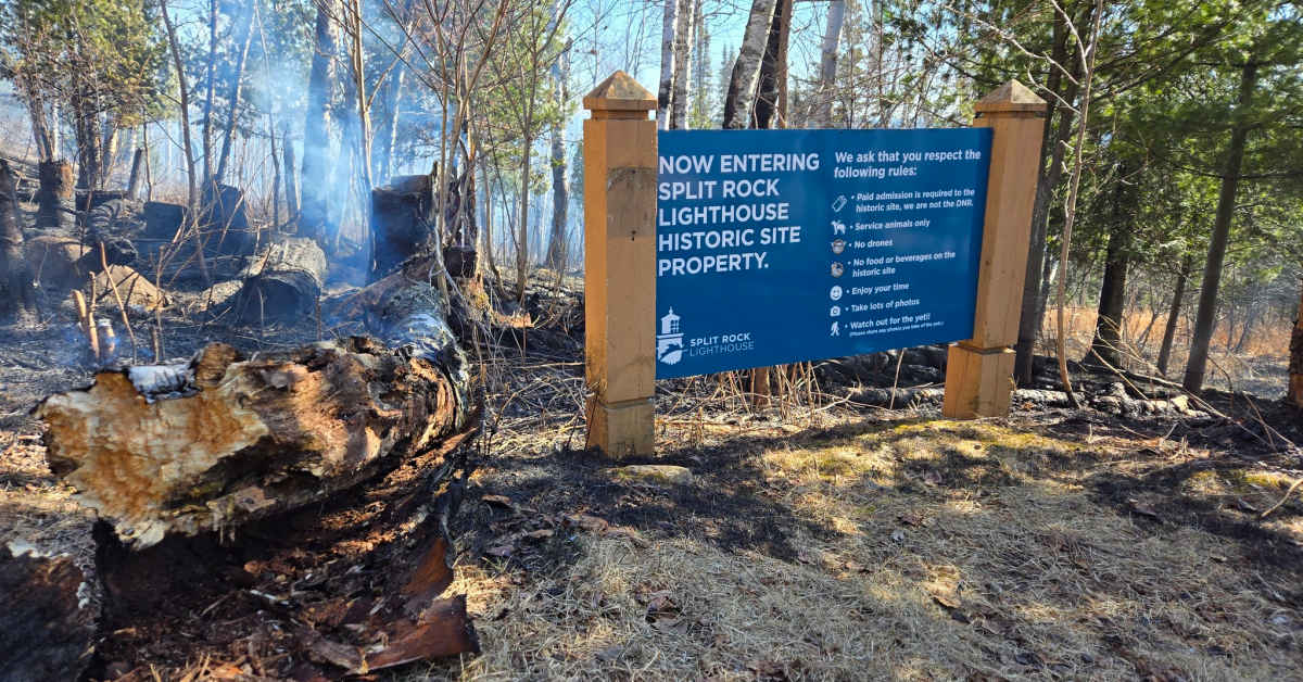 A wildfire forced evacuation of historic Split Rock Lighthouse this ...