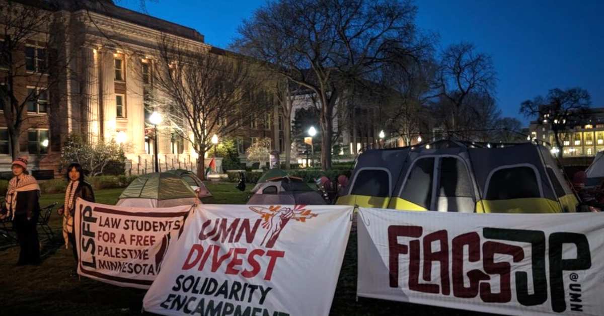 Police clear student encampment on U of M campus protesting Israel ...
