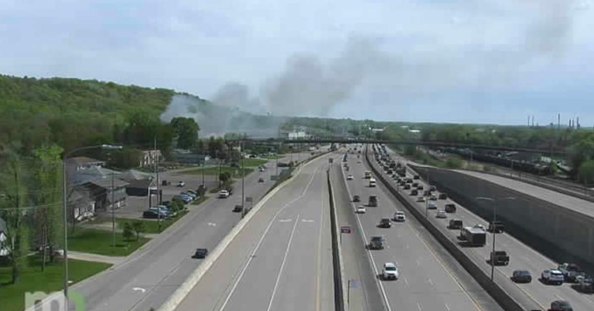 Crews responding to large structure fire in Newport - Bring Me The News