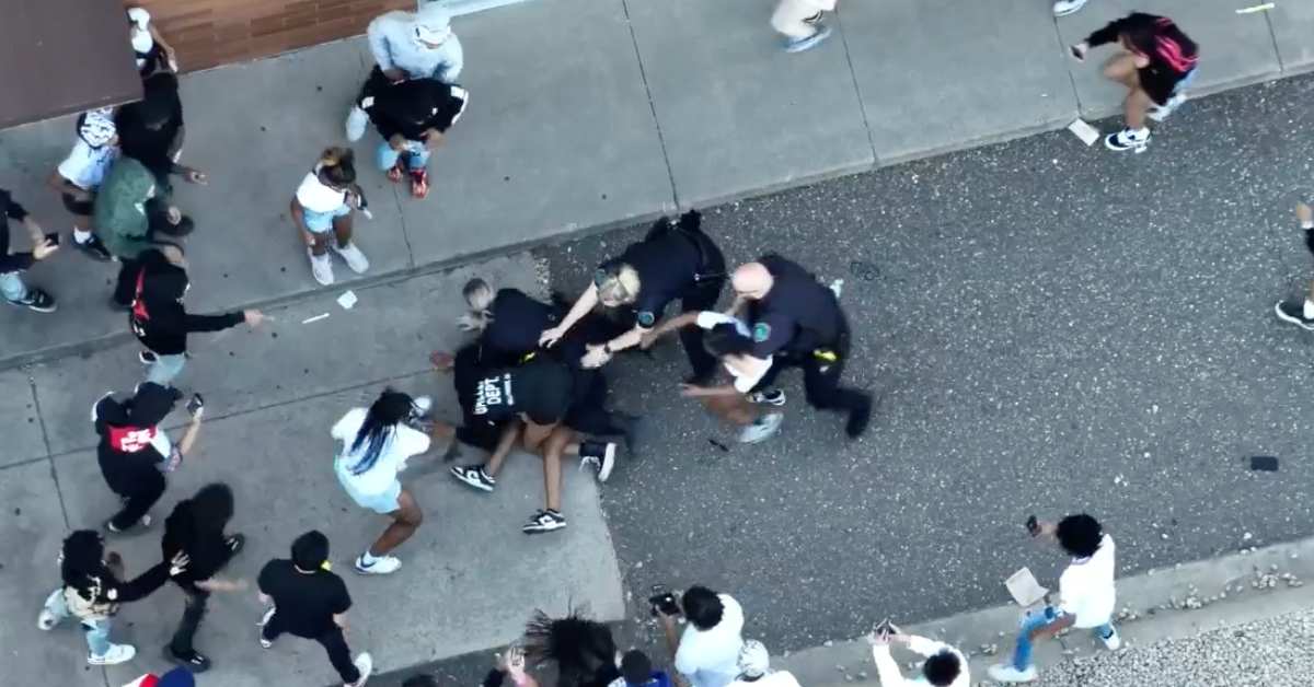 Watch: Mass brawl forces early closure of carnival outside Blaine mall ...