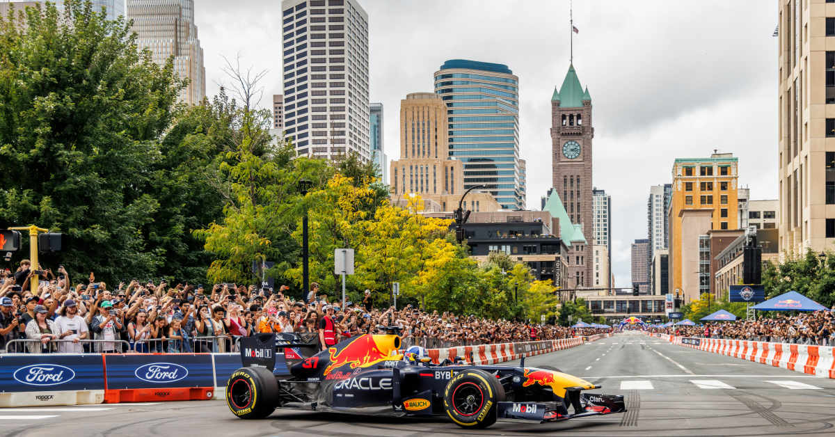 F1 racers wowed fans in downtown Minneapolis during Red Bull's Showrun ...