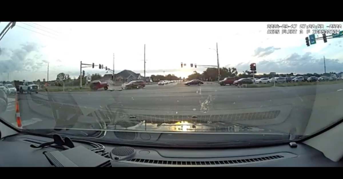 Watch: Moment driver runs red light, smashes into car turning in Ham ...