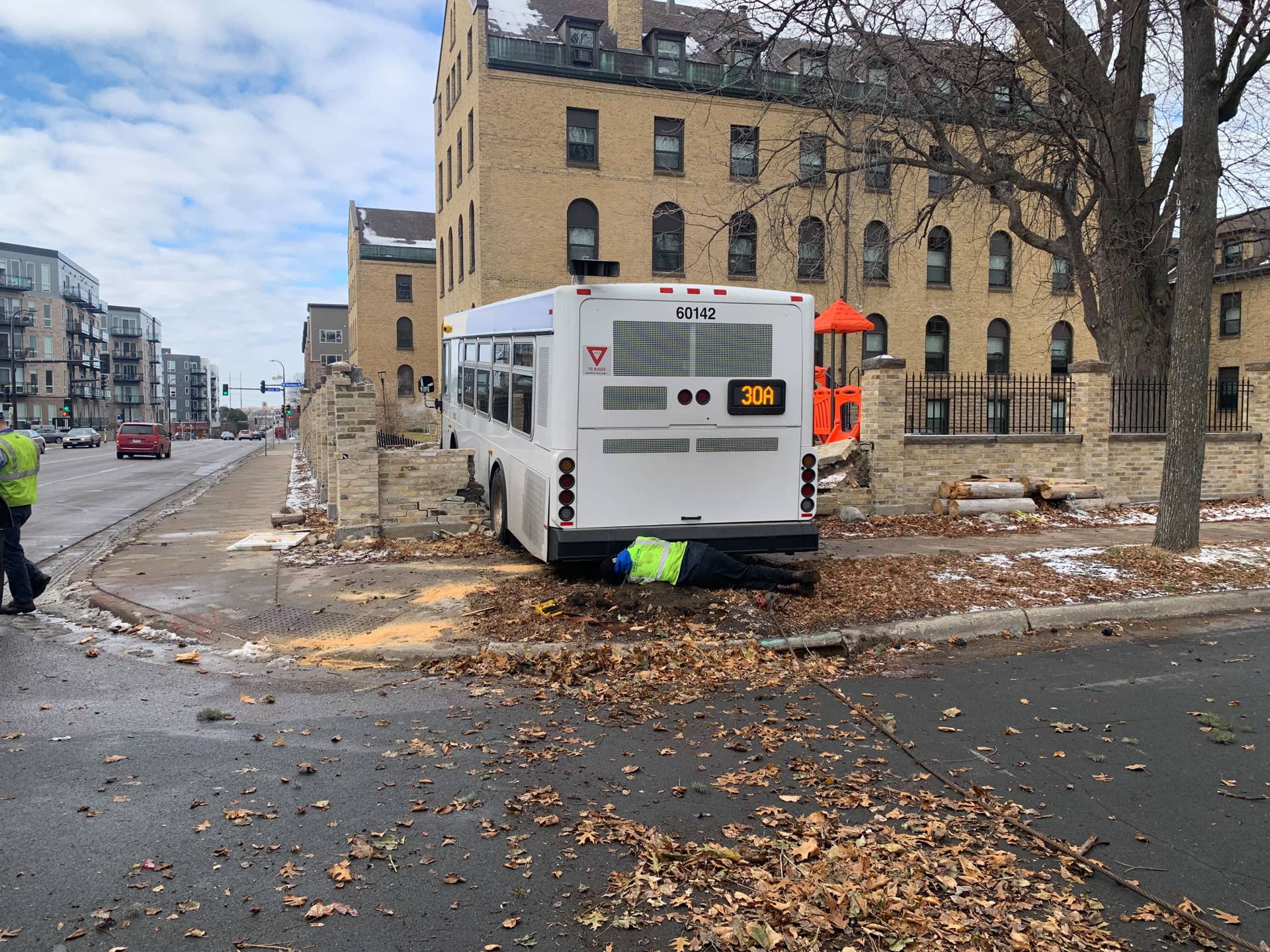 Photos: Four injured in collision involving Metro Transit bus in ...