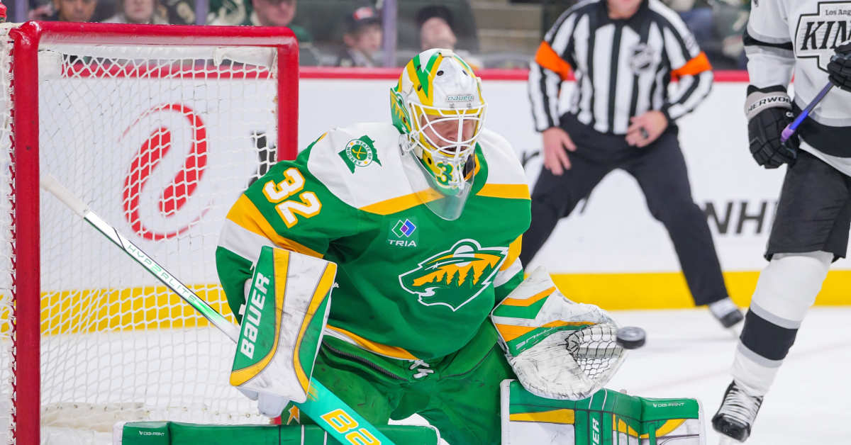 Wild goalie Filip Gustavsson named NHL's First Star of the Week - Bring ...
