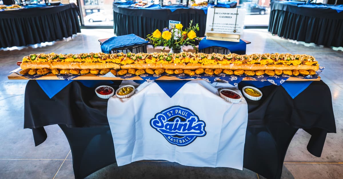 St. Paul Saints introduce absurd six-foot hot dog for 2025 season - Bring Me The News