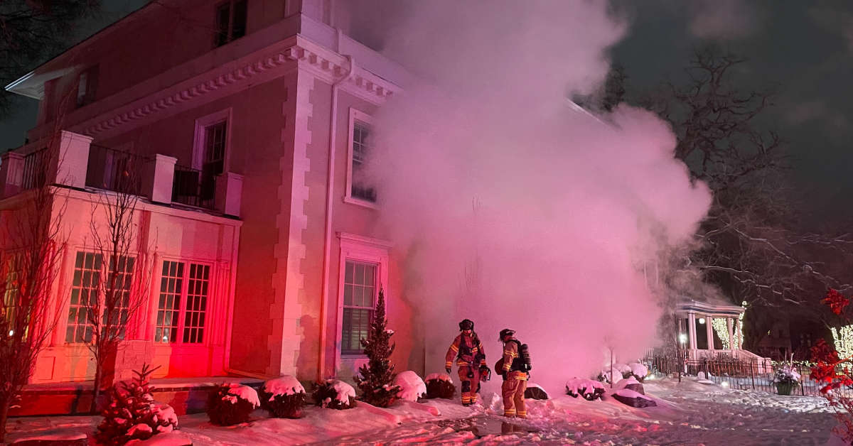 Victim in critical condition after fire at large house on St. Paul's ...