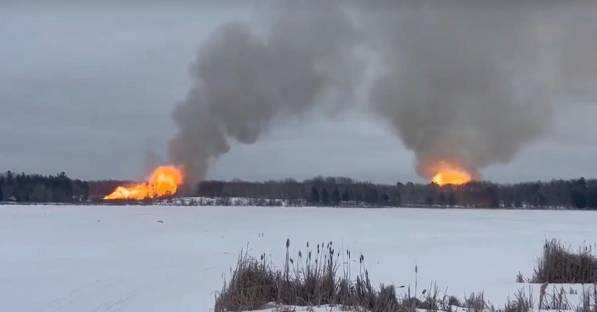 Massive explosion involving gas line reported near Willow River - Bring ...
