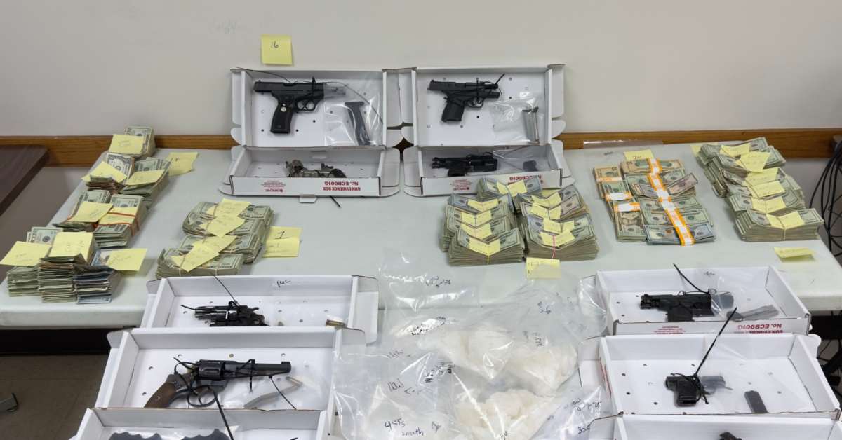 Winona man arrested after raid reveals drugs, guns, ammo and $150K cash ...