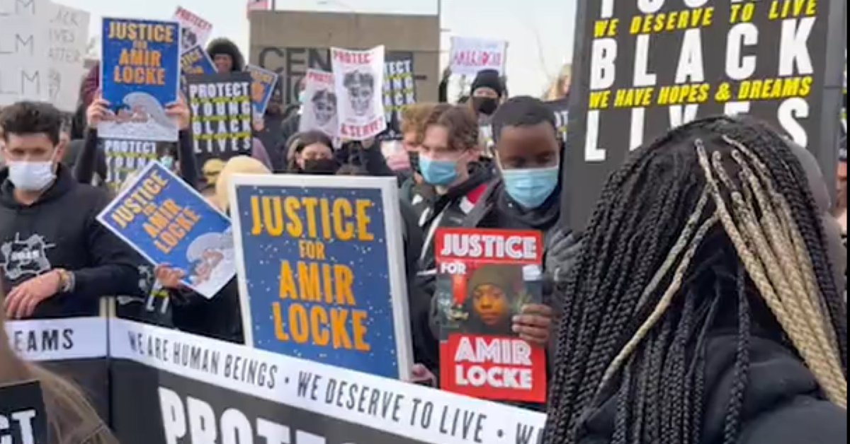 Students walk out of school, protest killing of Amir Locke - Bring Me ...