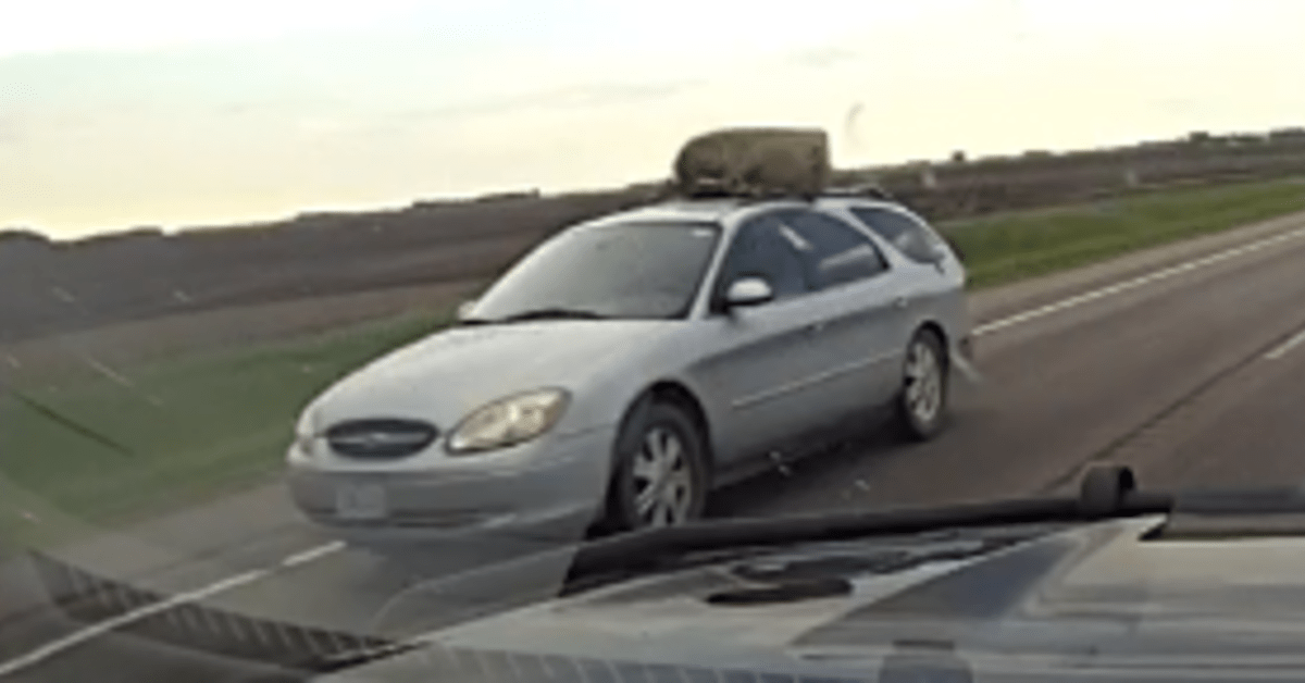 Authorities seek vehicle after item falls from roof, seriously injuring ...