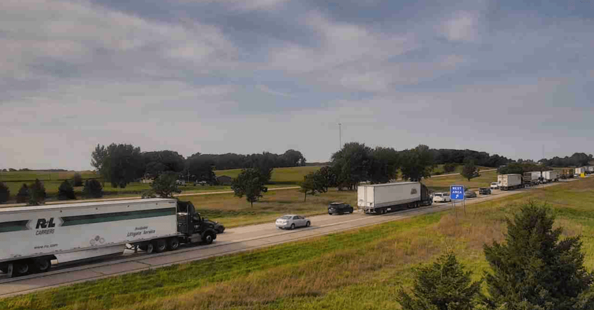 Semi-truck driver killed in fiery I-35 crash near Iowa border - Bring ...