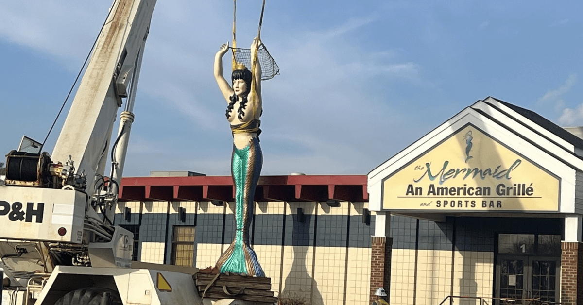 Mounds View's missing 38-foot mermaid will return this weekend - Bring ...