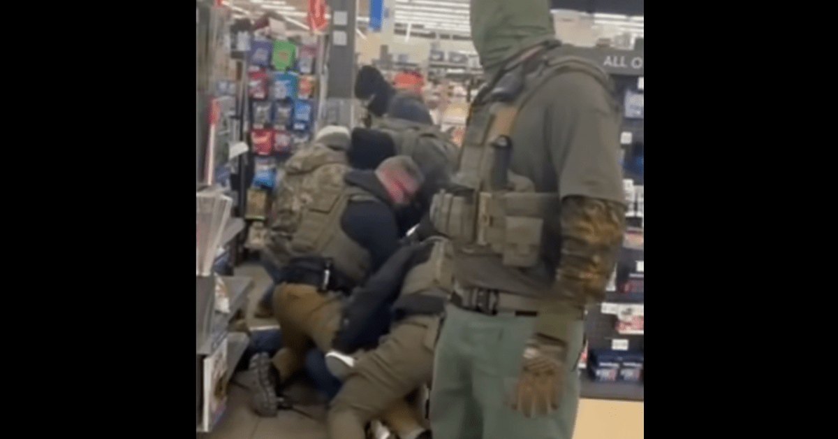 Video shows ICE agents pinning man inside Maple Grove Walmart - Bring ...